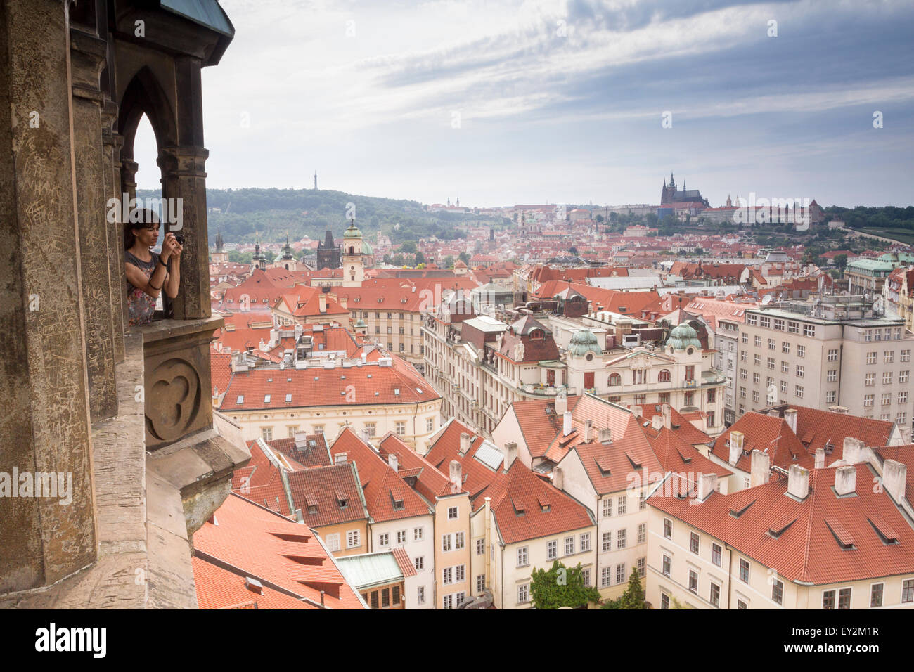 Panoramic views of Praha, Czech Republic Stock Photo - Alamy