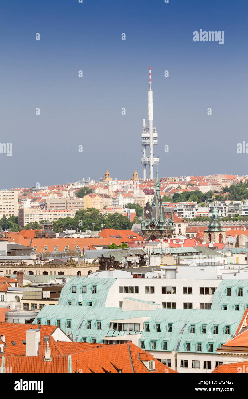 Zizkov TV tower, Prague, Czech Republic Stock Photo - Alamy