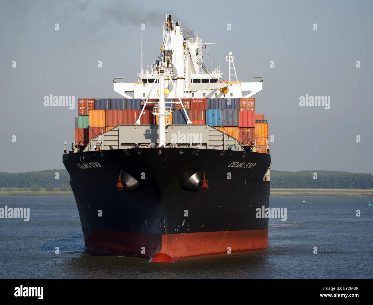 The Celina Star, IMO 9210086, a container ship with the callsign DPCO ...