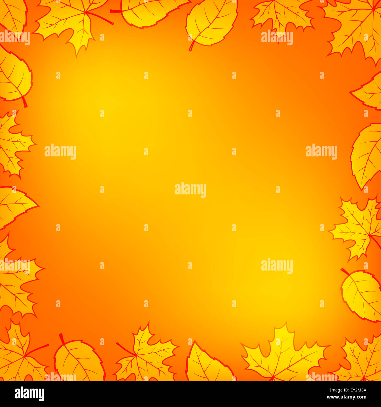 Autumn leaves gradient background Stock Photo - Alamy