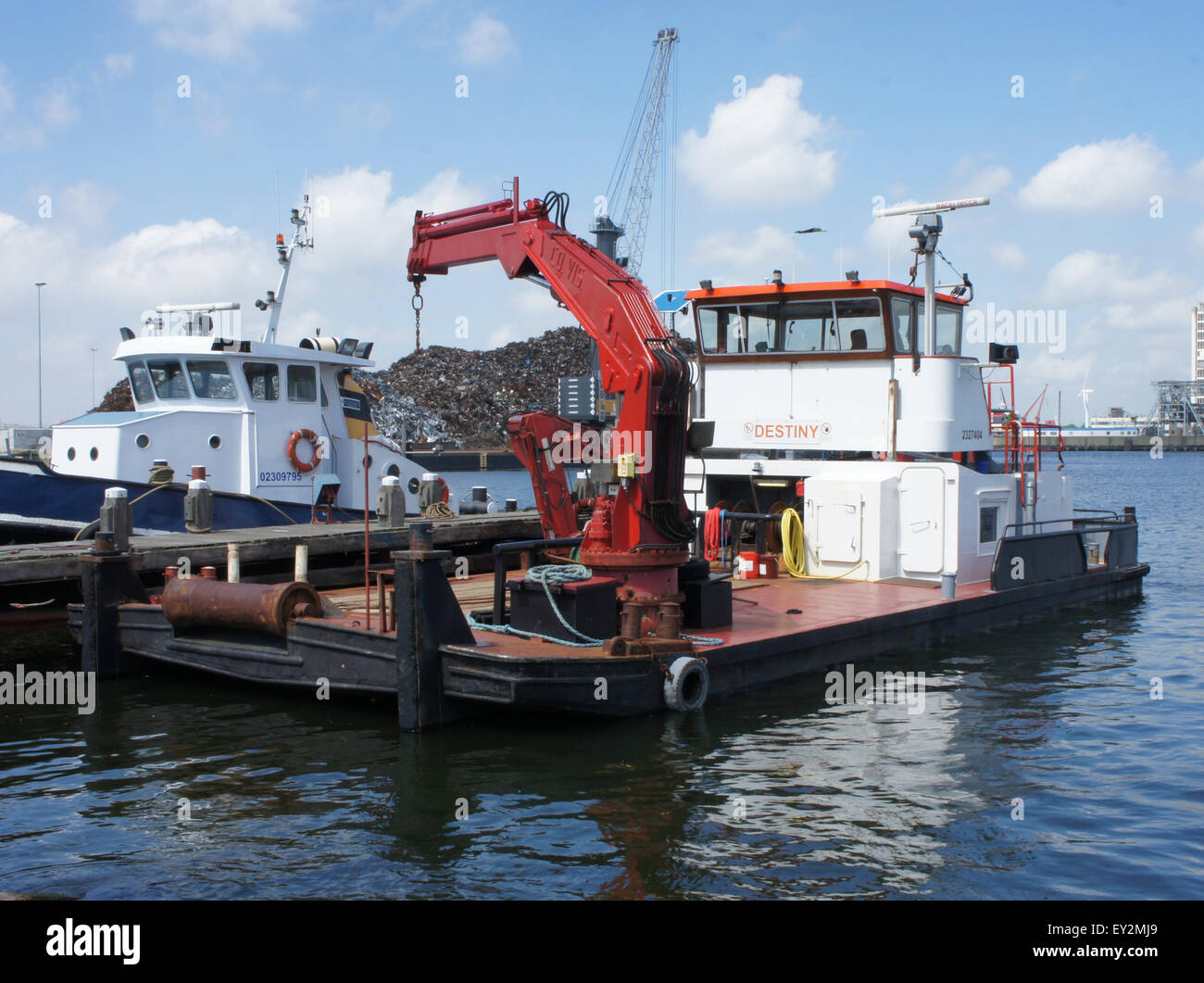 The Destiny, with ENI 02327404, is a container ship operating in the ...
