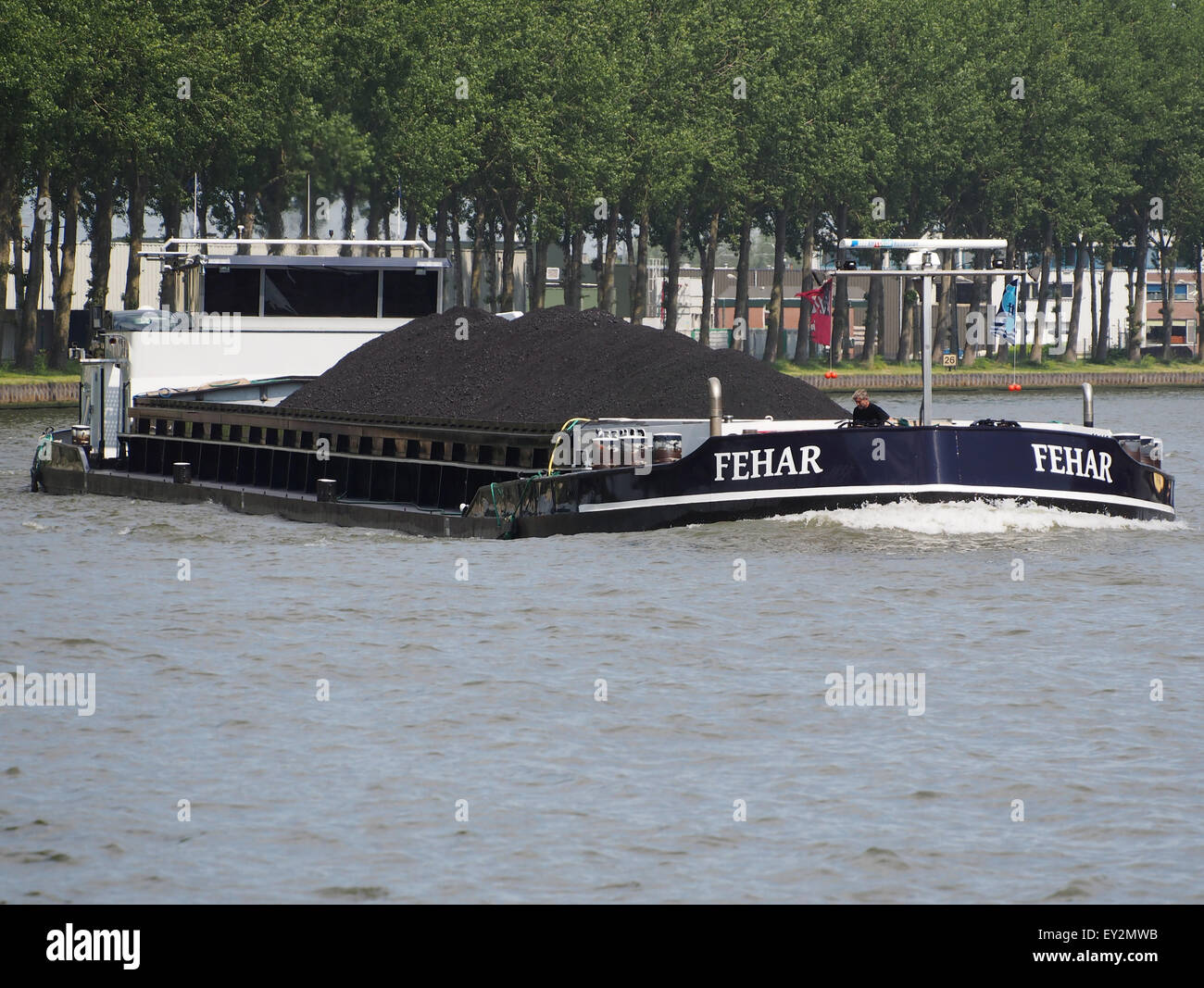 The Fehar, with ENI 06003895, is a container ship operating on the ...