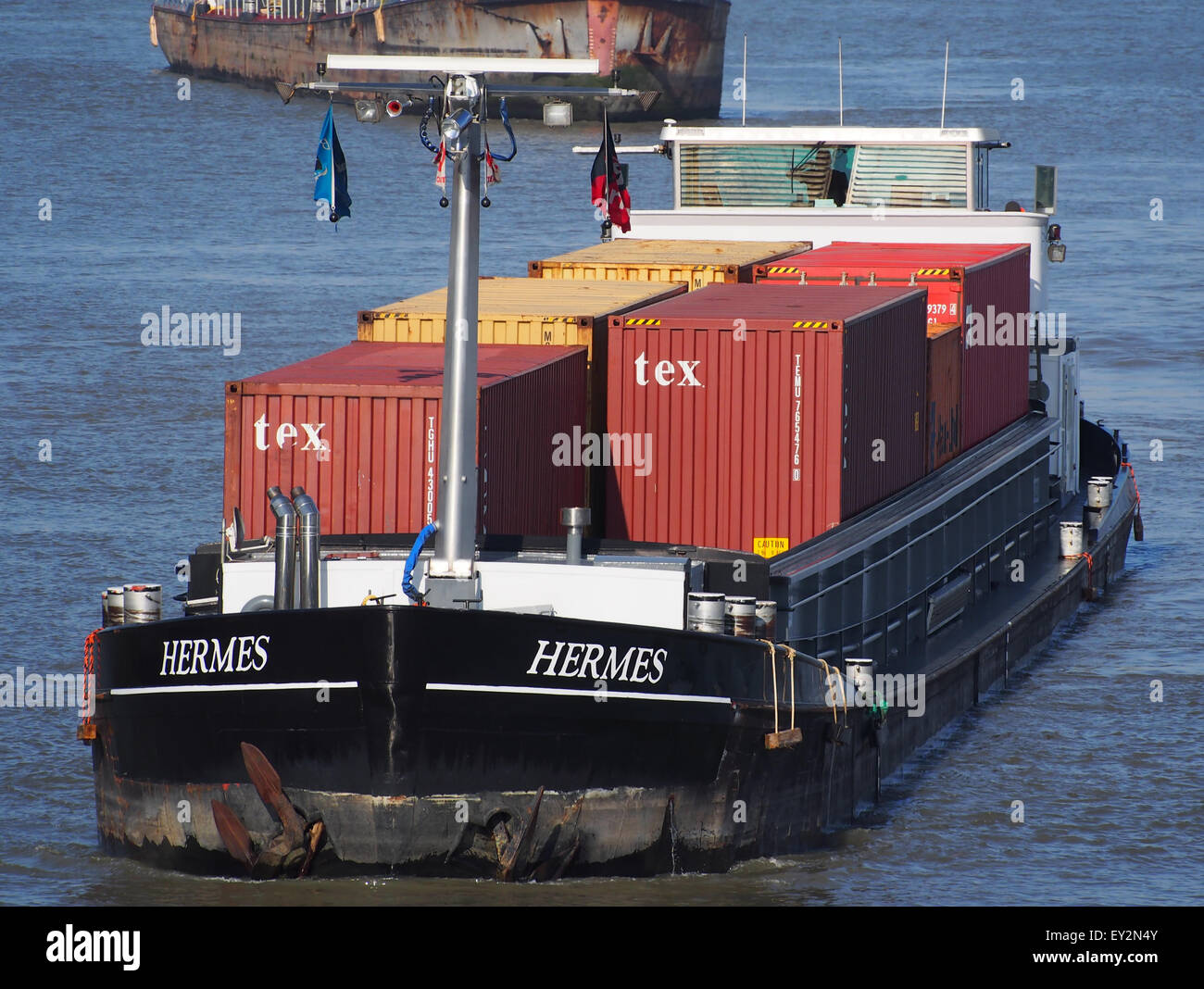Container ship hermes hi-res stock photography and images - Alamy