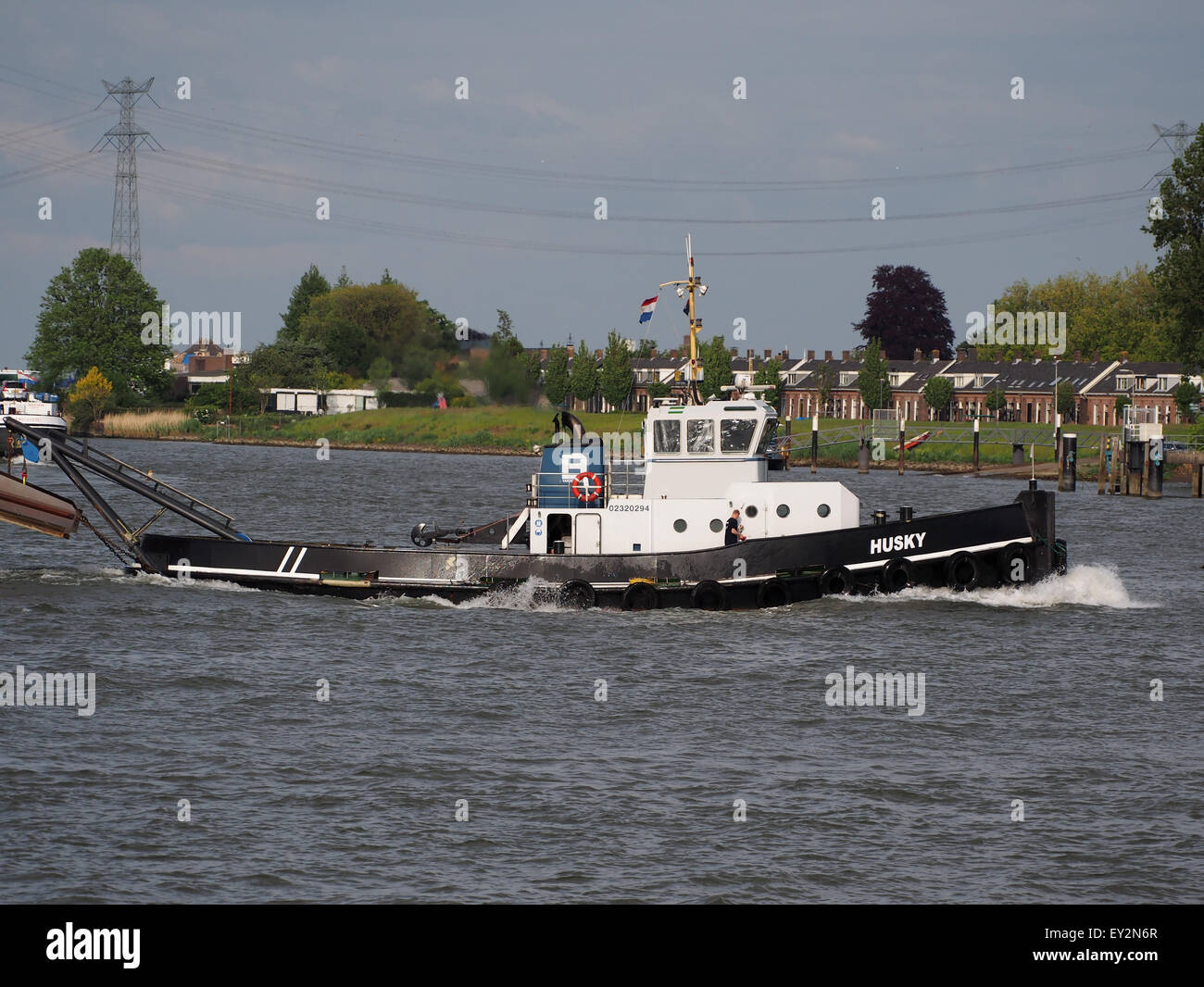 The Husky, with ENI 02320294, is a container ship operating on the ...