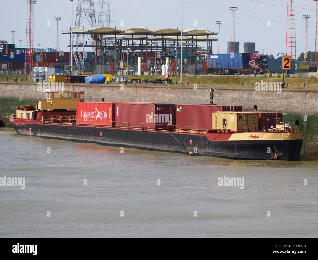 The Indian, with ENI 4403660, is a container ship operating in the Port ...