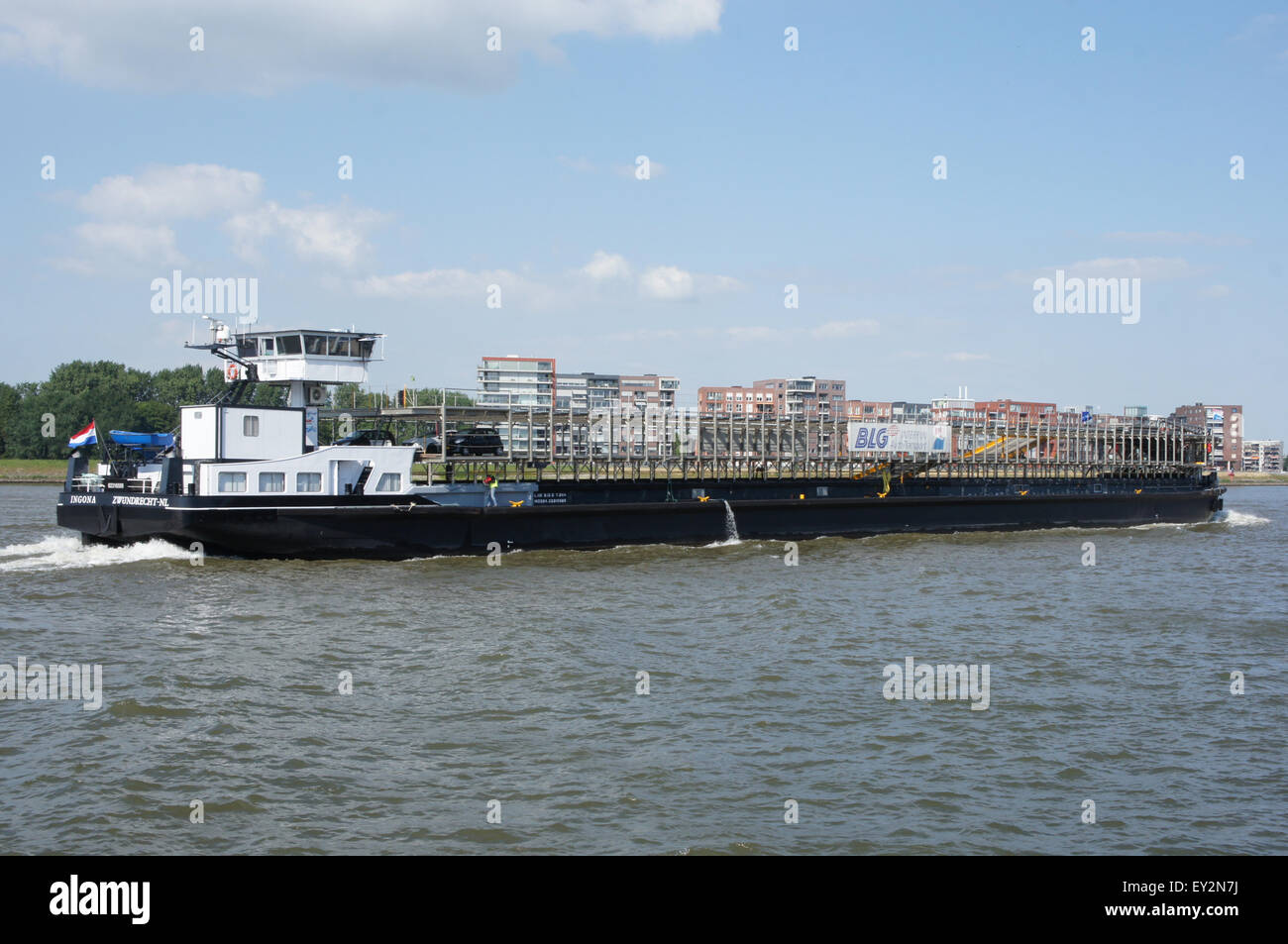 The Ingona, with ENI 02316588, is a container ship operating on the ...