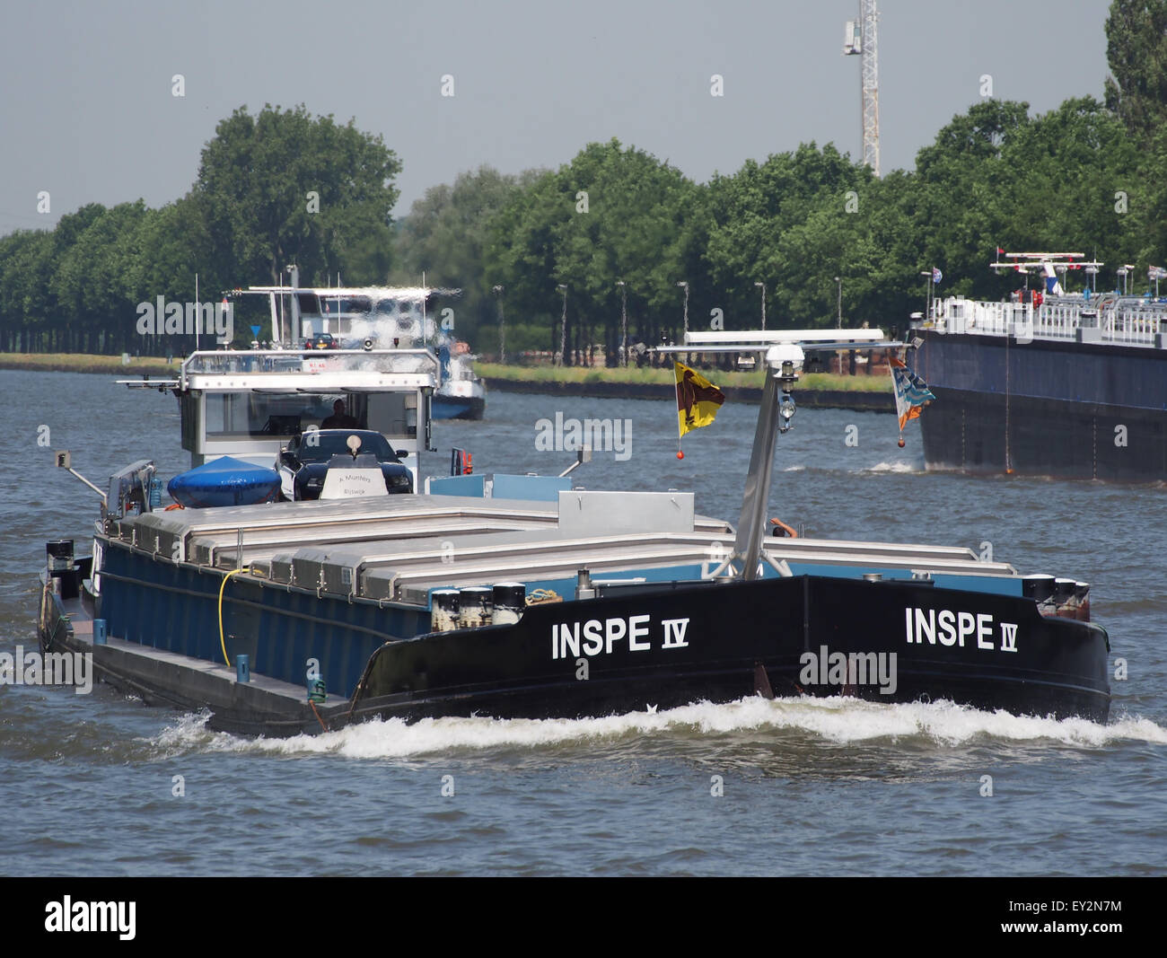 The Inspe IV, a container ship and chemical tanker, operates on the ...