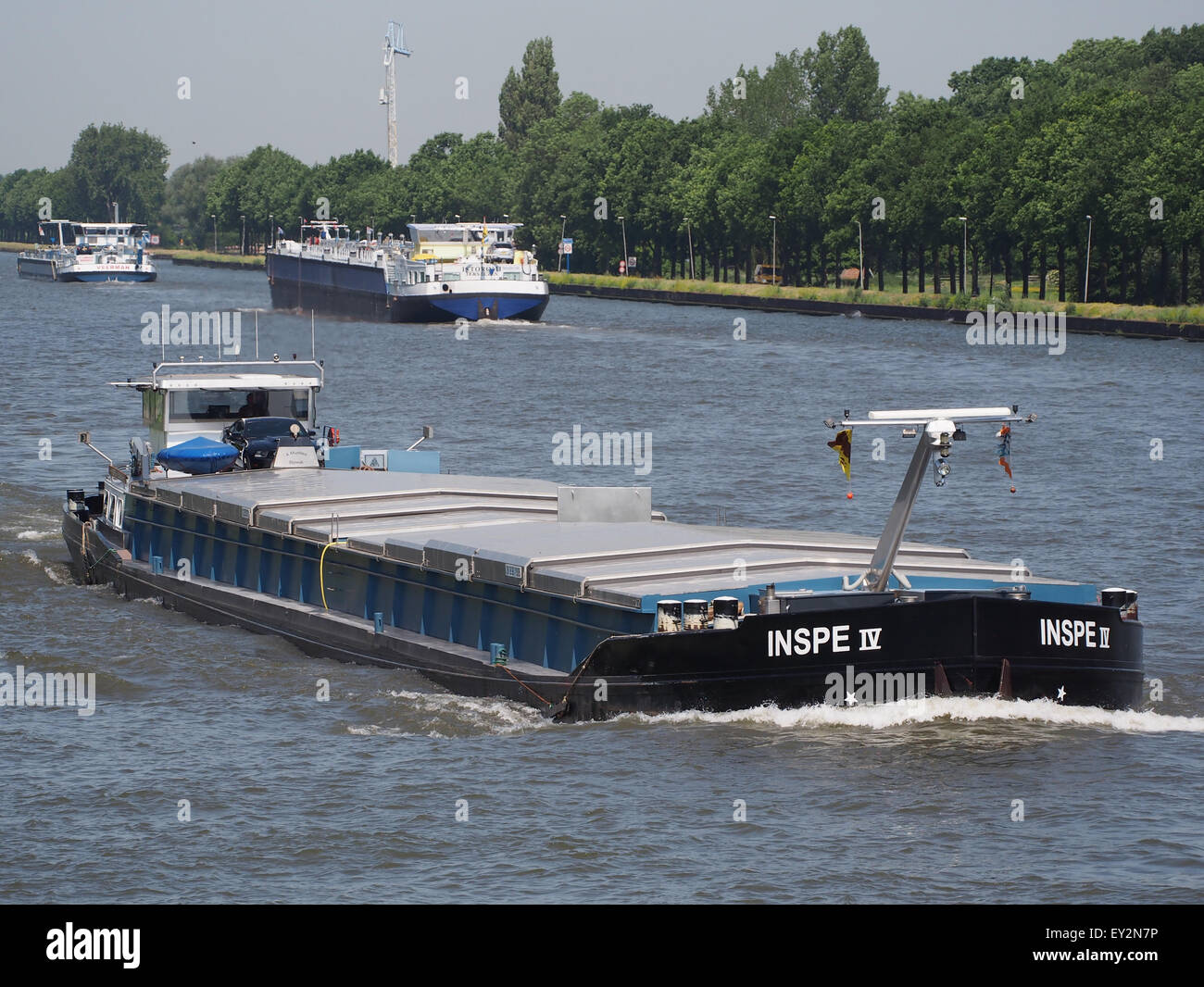 Inspe IV, a container ship and chemical tanker, operates on the ...
