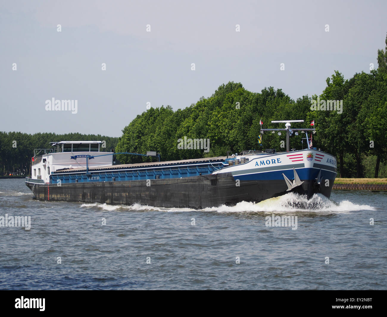 The Amore, with ENI 02317544, is a container ship operating on the ...