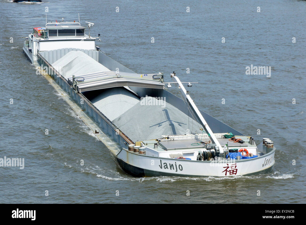 The 'Janjo' is a container ship and oil tanker operating on the ...