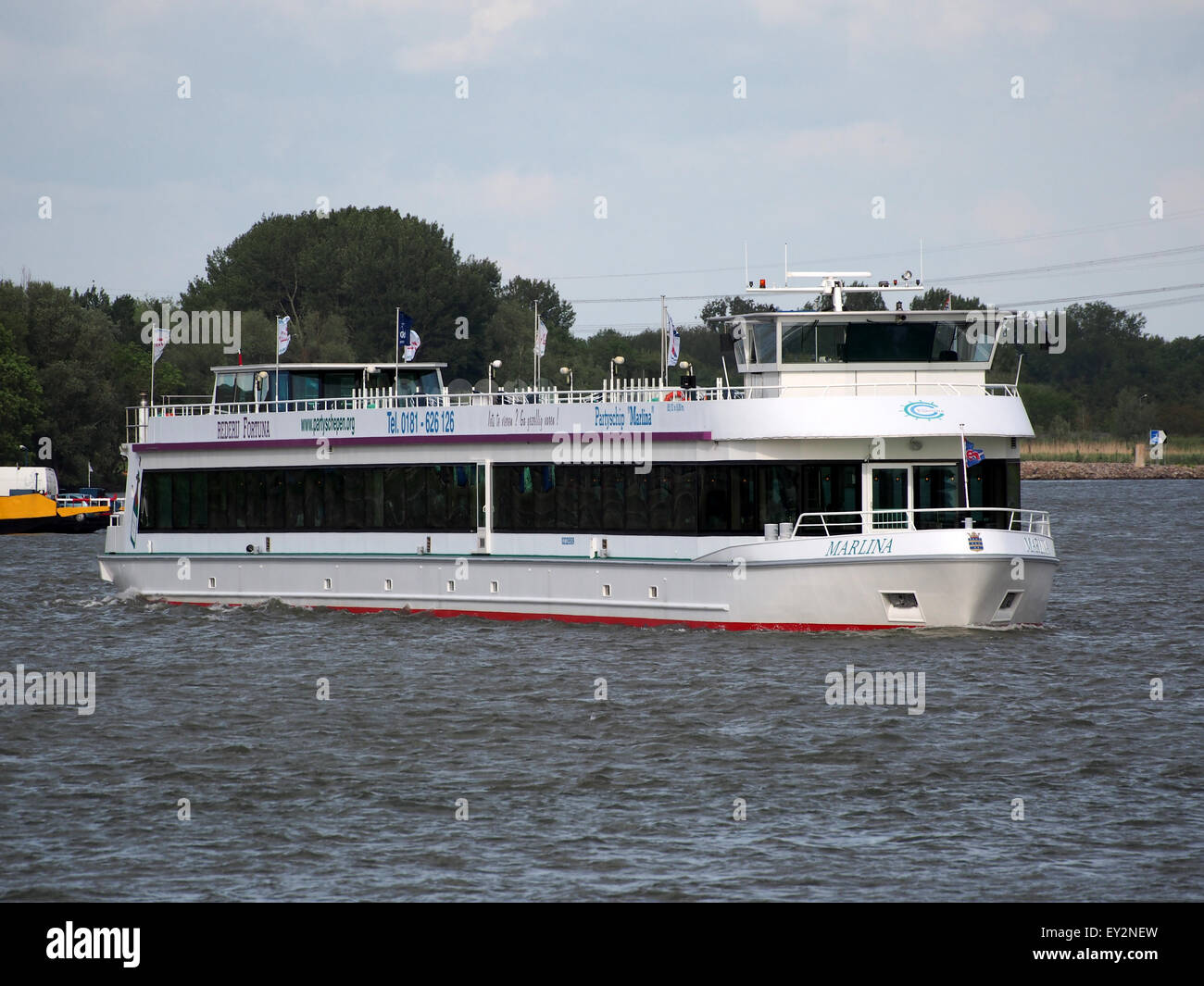 The Marlina, a container ship and oil tanker, is operating along the ...