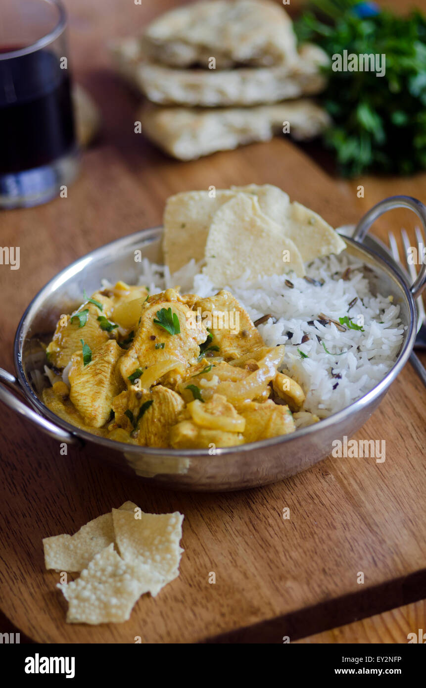 Keralan chicken curry Stock Photo - Alamy