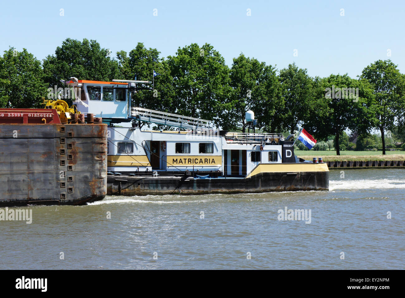 The Matricaria, with ENI 06003817, is a container ship navigating the ...