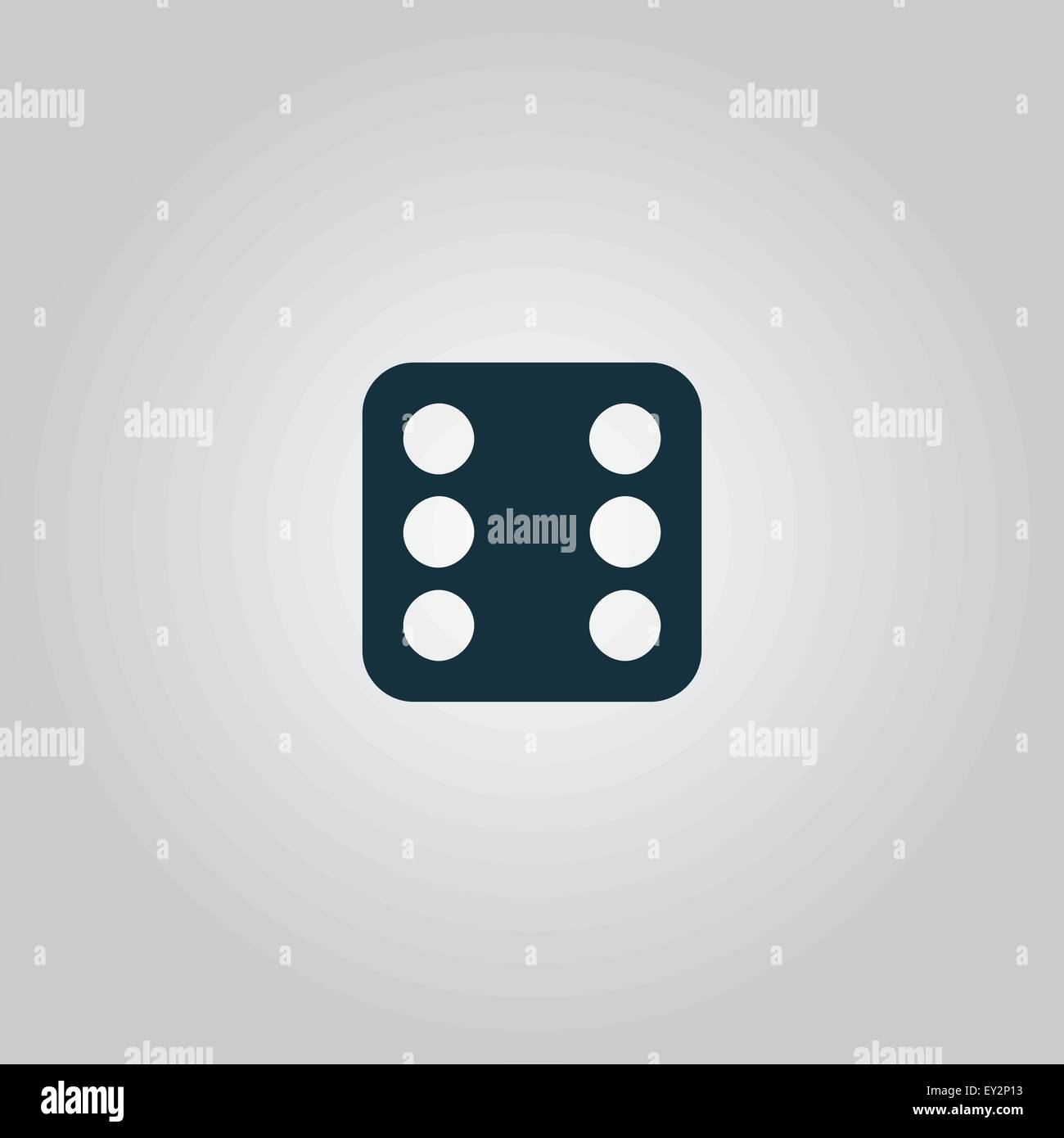 6 dice isolated Stock Vector Images - Alamy