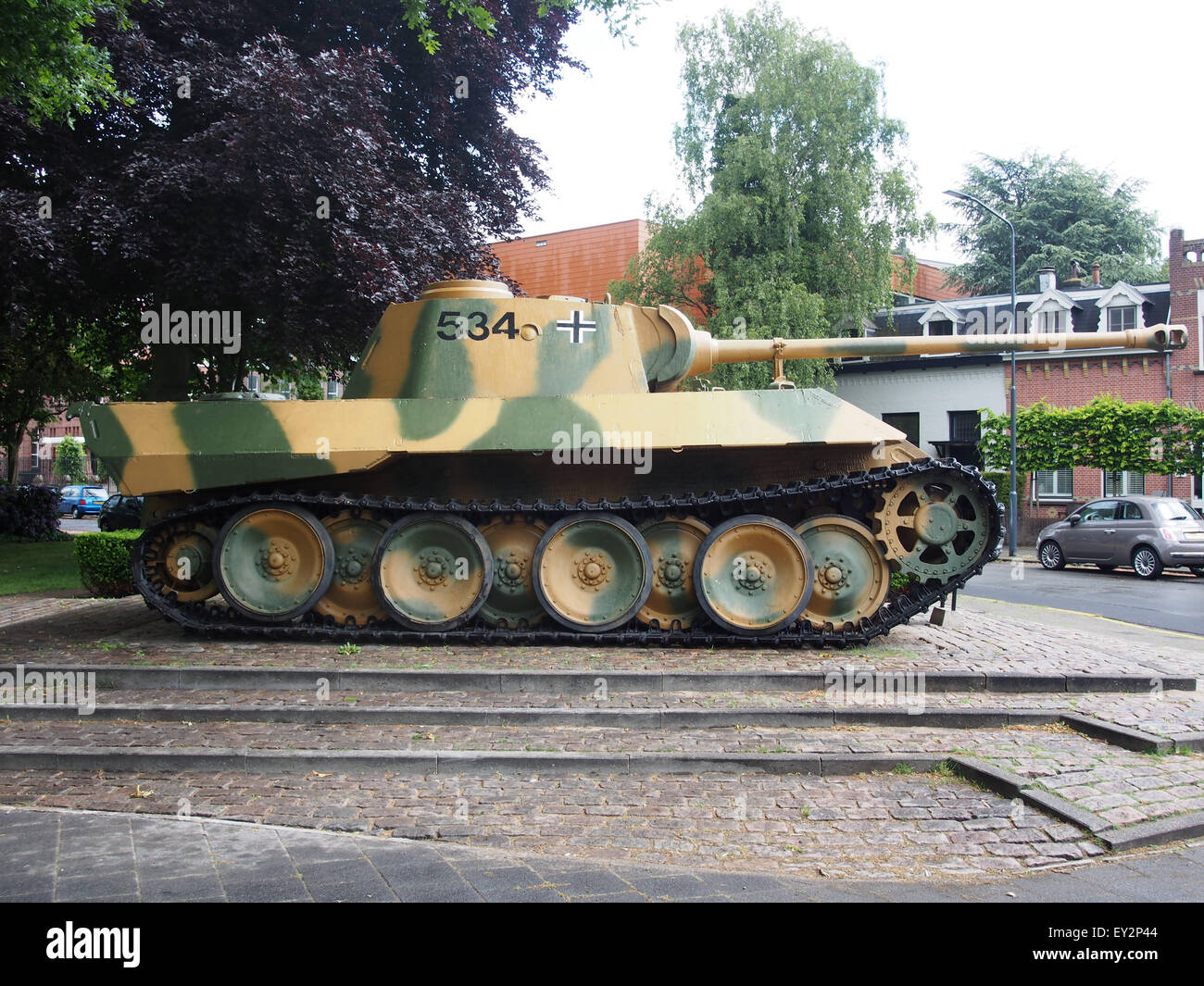Panther D tank, Wilhelminapark, Breda, pic 9 Stock Photo - Alamy