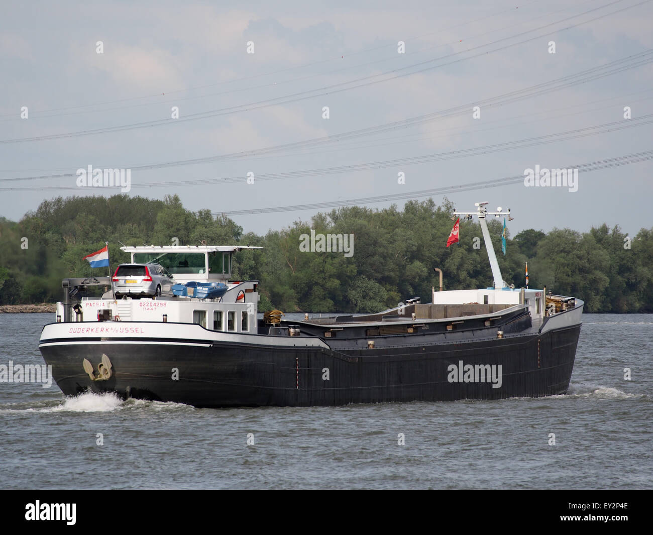The 'Patria' is a container ship and oil tanker operating on the Nieuwe ...