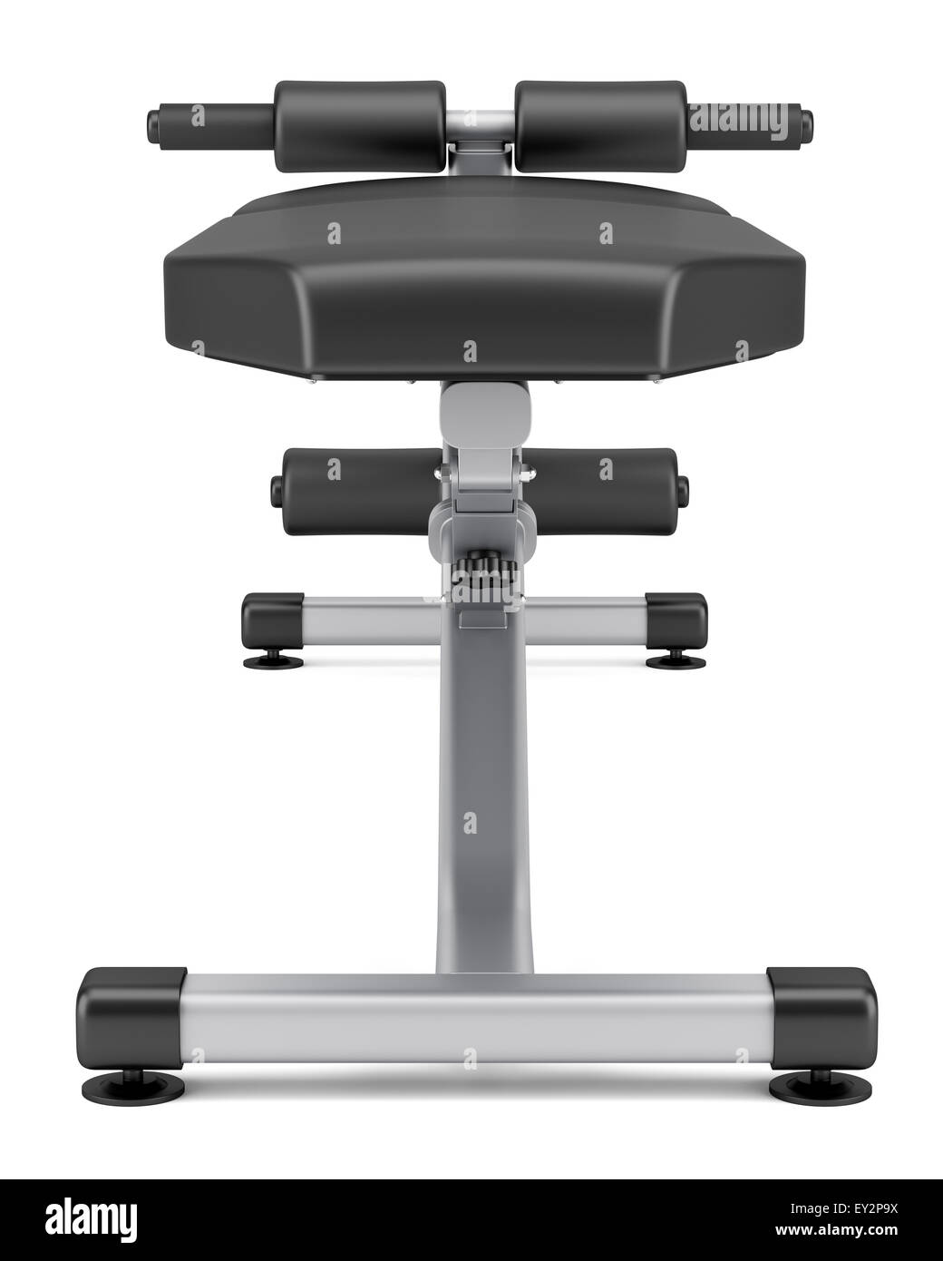 adjustable gym bench isolated on white background Stock Photo - Alamy