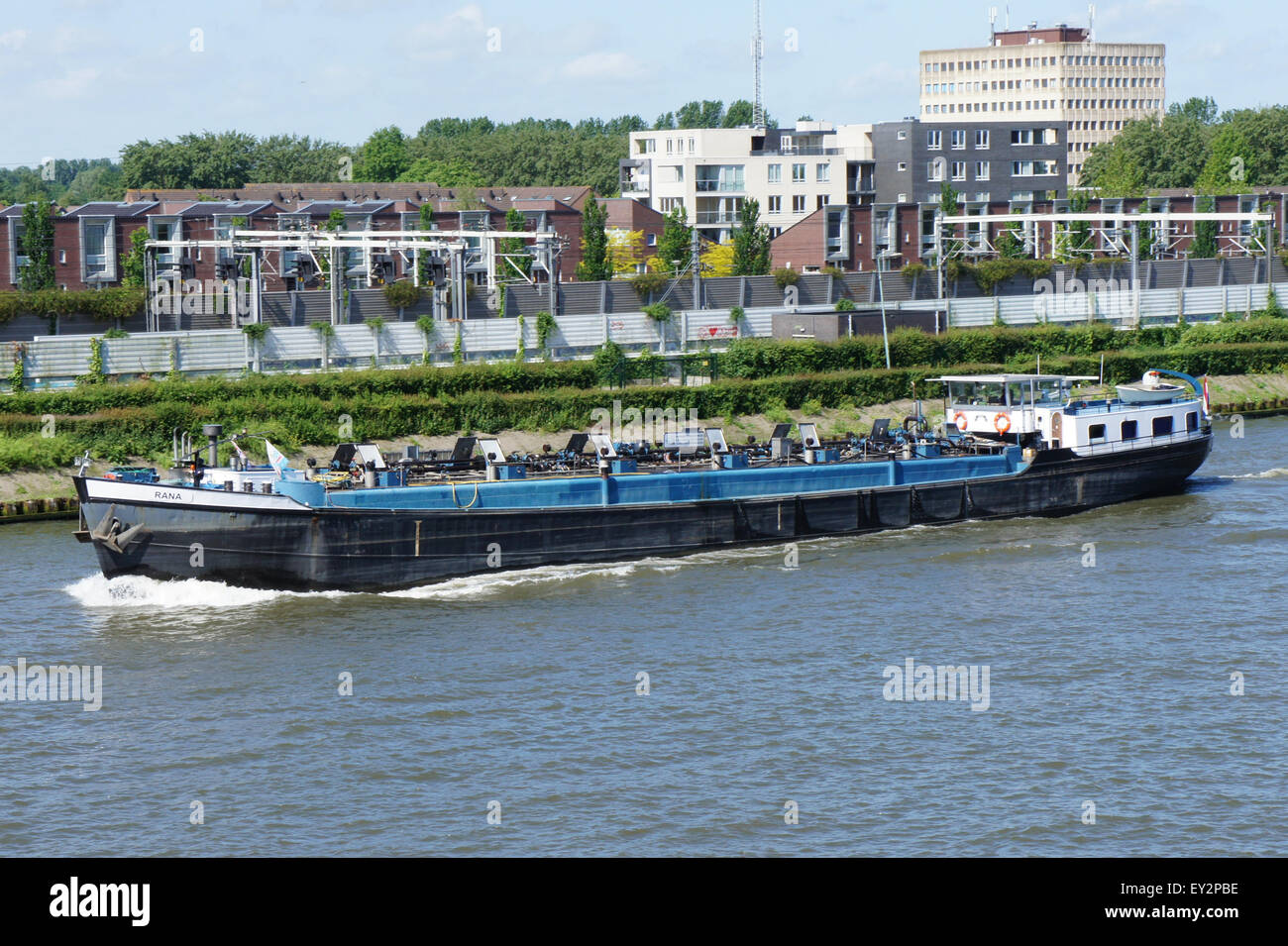 Rana, a container ship and chemical tanker, operates on the Amsterdam ...