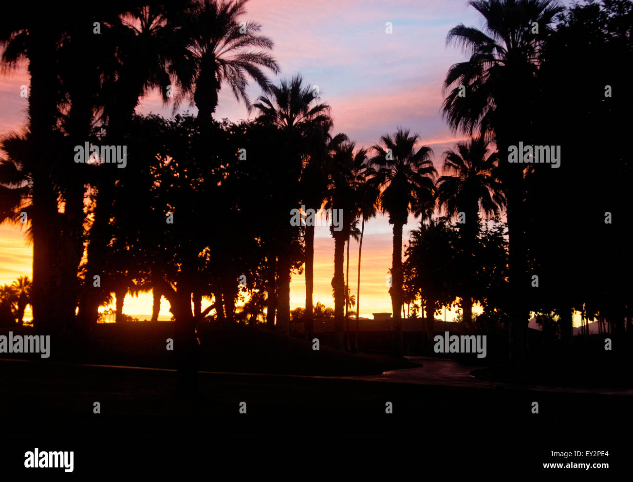 Palm springs sunset hi-res stock photography and images - Alamy