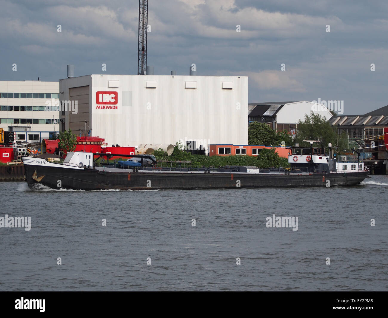 The Rubis, with ENI 02103183, operates on the Noord River, transporting ...