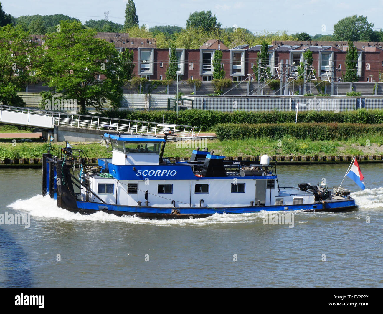 The container ship *Scorpio*, identified by the ENI number 02104116, is ...