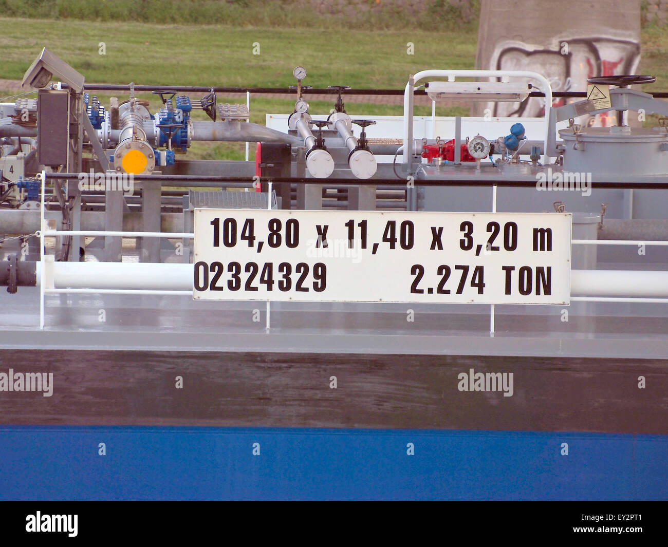 The Sirius, an oil tanker and container ship, is seen navigating the ...