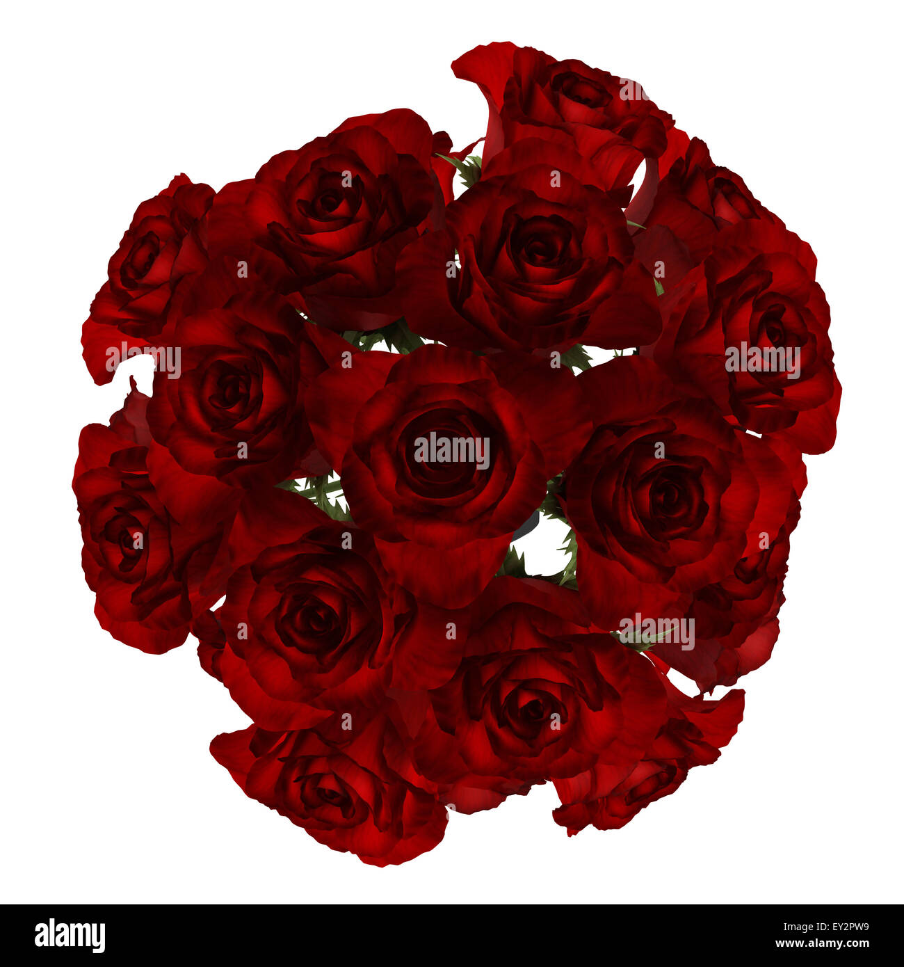 Top view flower bouquet Cut Out Stock Images & Pictures - Alamy