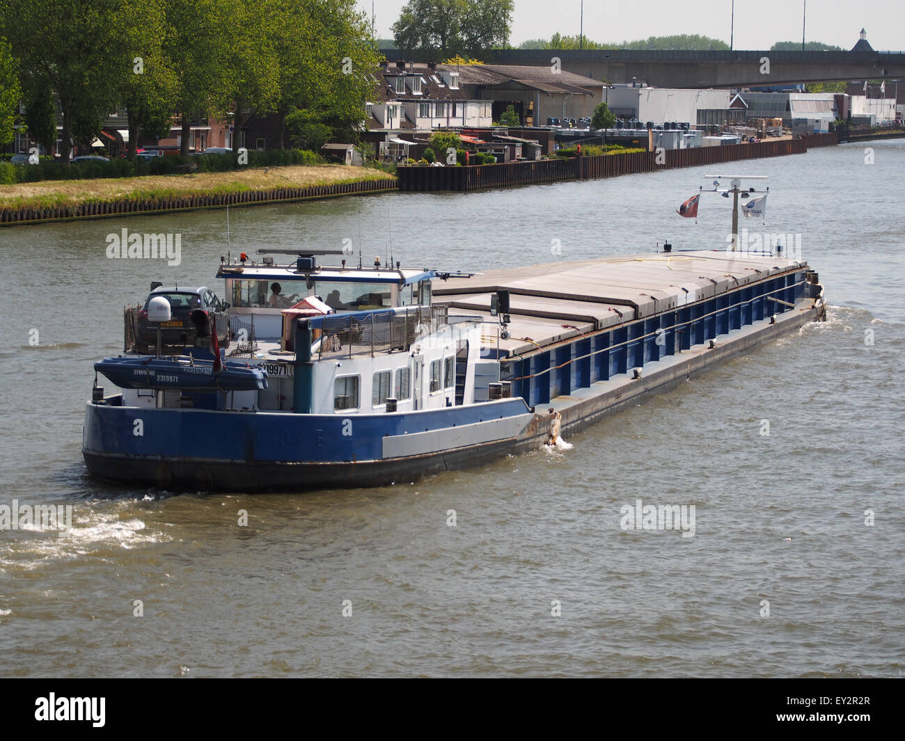The 'Sympathie' is a container ship operating on the Amsterdam-Rijn ...