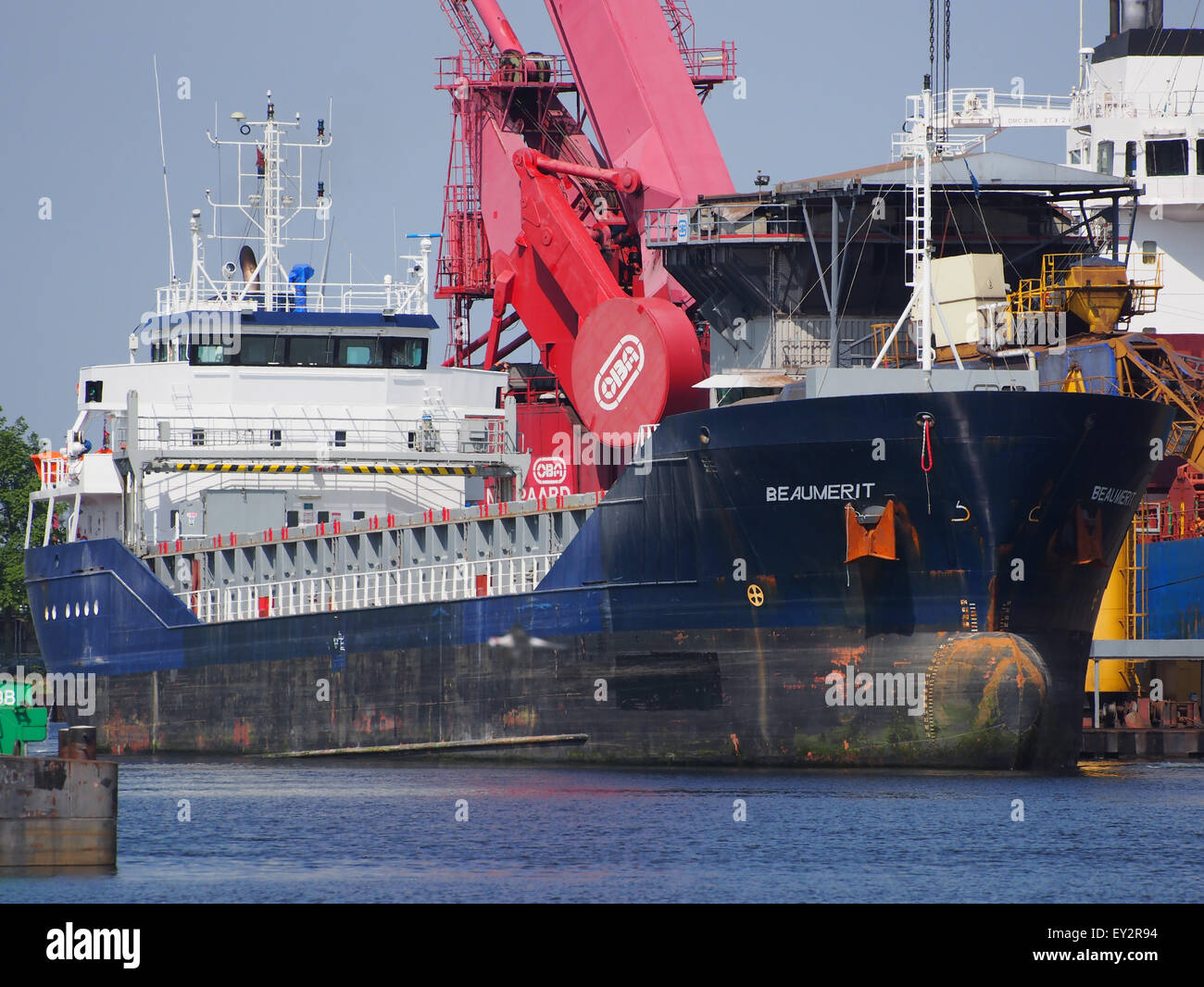 The BEAUMERIT is a container ship with IMO number 9361110, identified ...