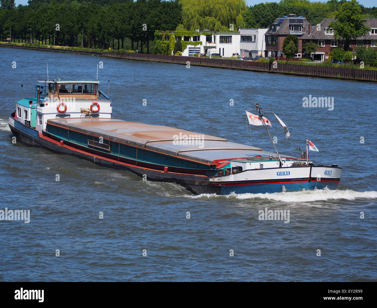 The Viking ENI 02311622 is a container ship navigating the Amsterdam ...