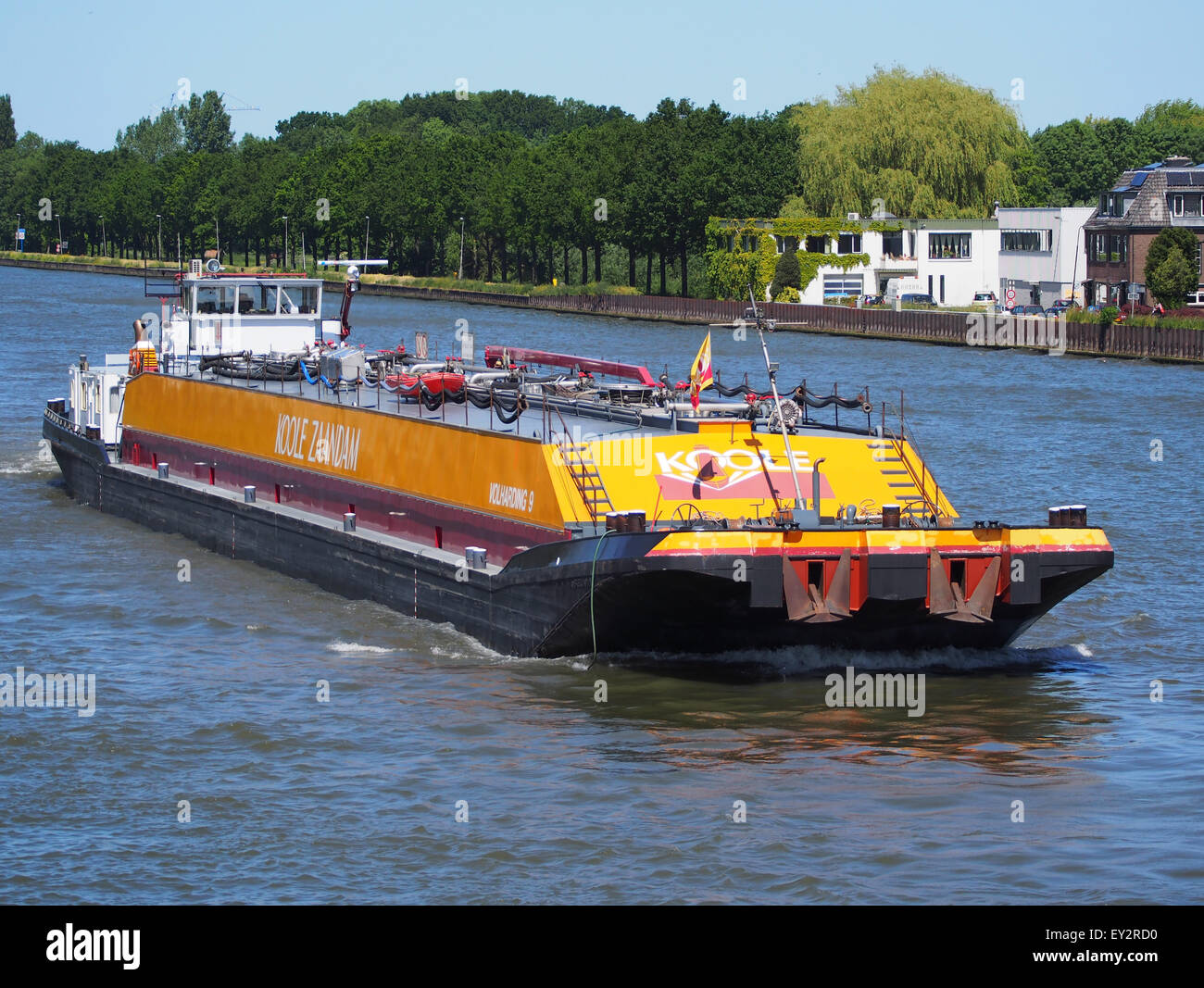 The Volharding, a large container and chemical tanker, operates on the ...