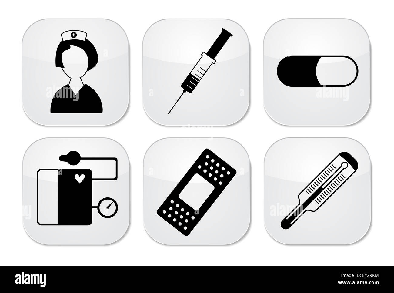 Medicine icon hi-res stock photography and images - Alamy