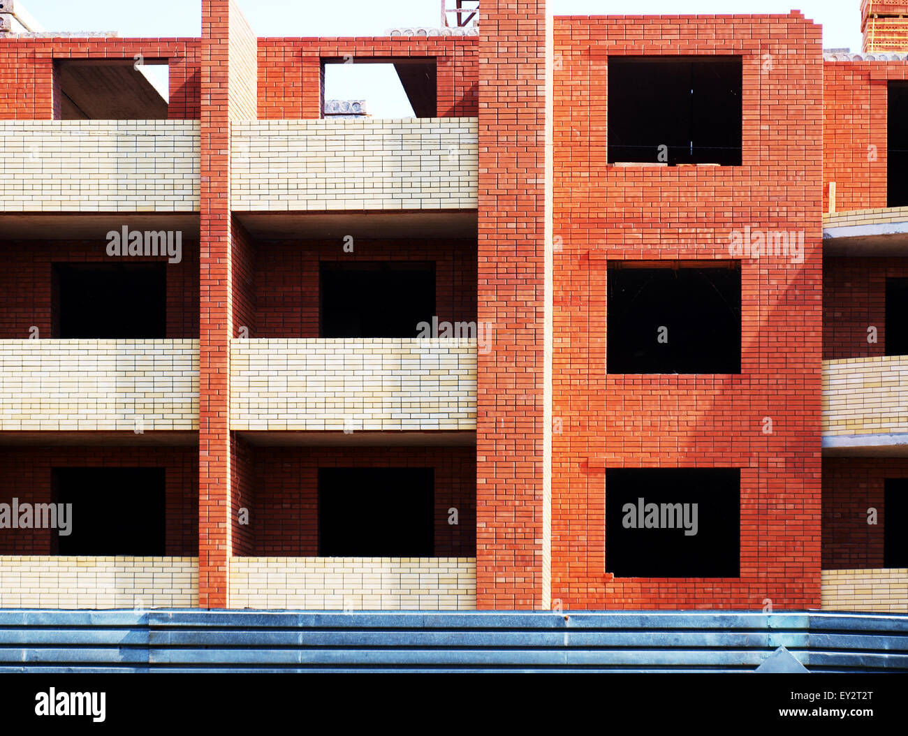 Brick walls house under construction hi-res stock photography and ...