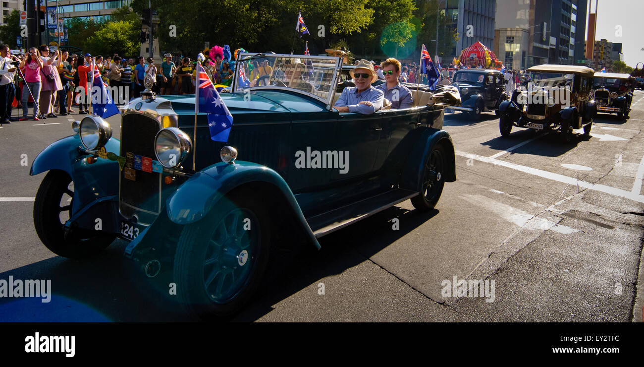 Australia Day City Adelaide - Parade! Stock Photo - Alamy