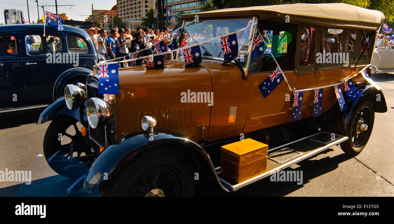 Australia Day City Adelaide - Parade! Stock Photo - Alamy