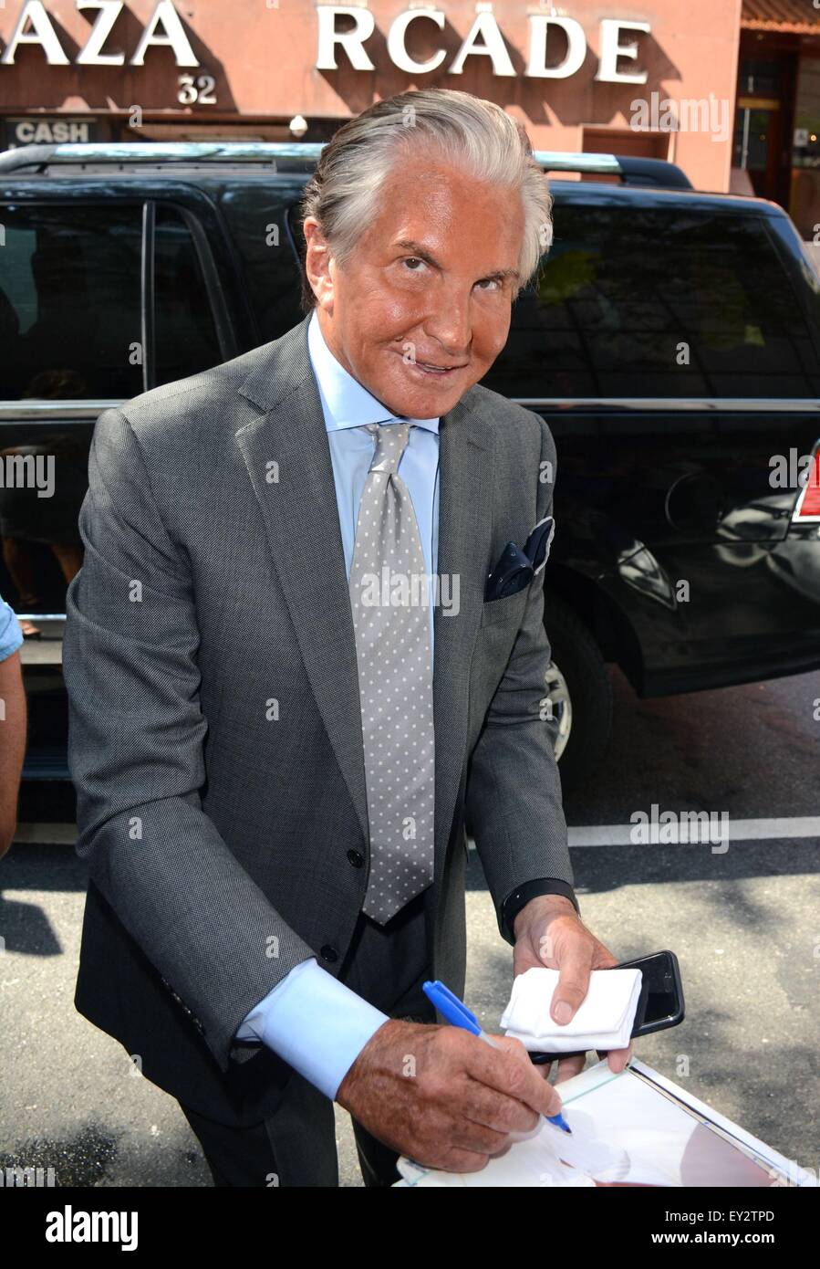 New York, NY, USA. 20th July, 2015. George Hamilton, at the NBC Today ...