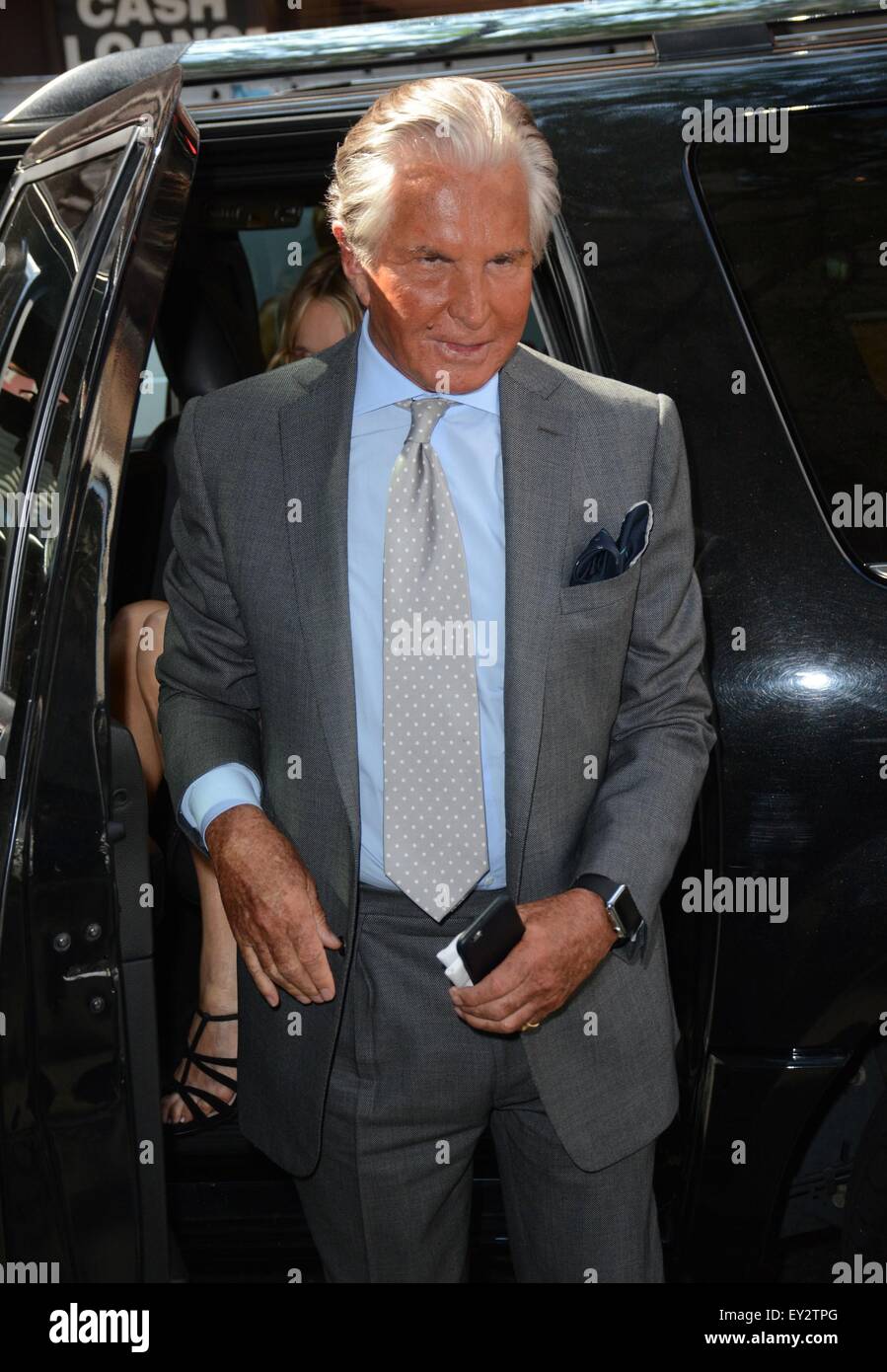 New York, NY, USA. 20th July, 2015. George Hamilton, at the NBC Today ...