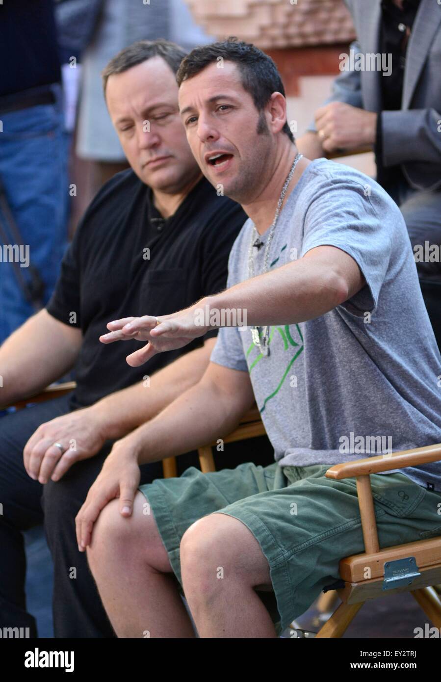 New York, NY, USA. 20th July, 2015. Kevin James, Adam Sandler, at ABC's ...