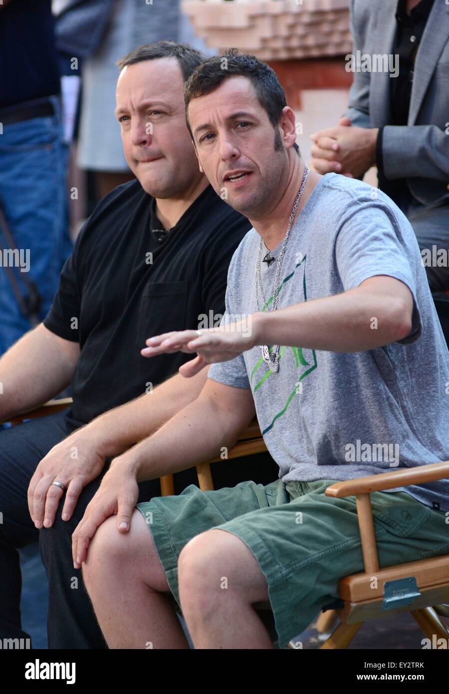 New York, NY, USA. 20th July, 2015. Kevin James, Adam Sandler, at ABC's ...