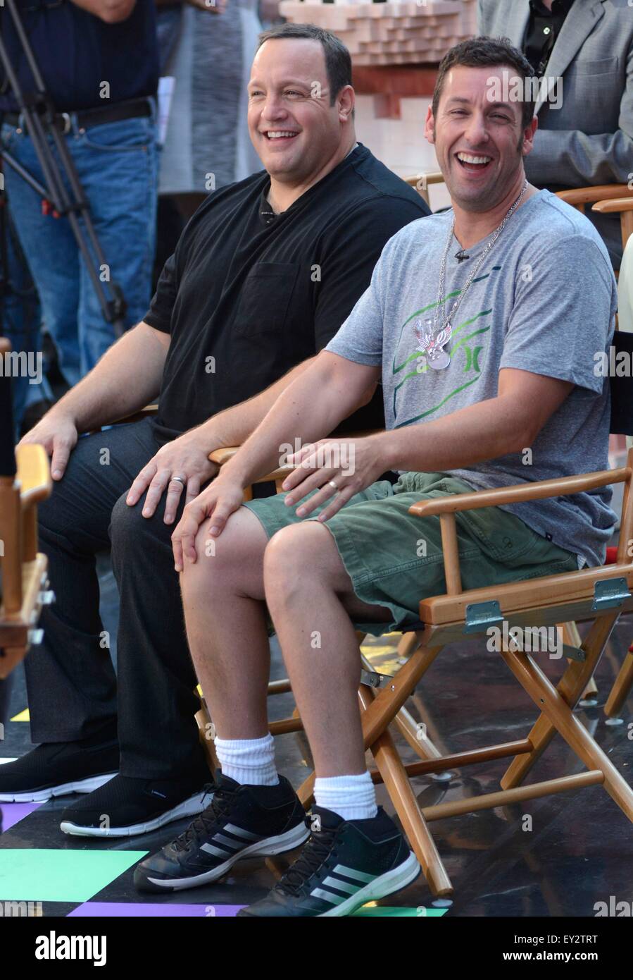 New York, NY, USA. 20th July, 2015. Kevin James, Adam Sandler, at ABC's ...