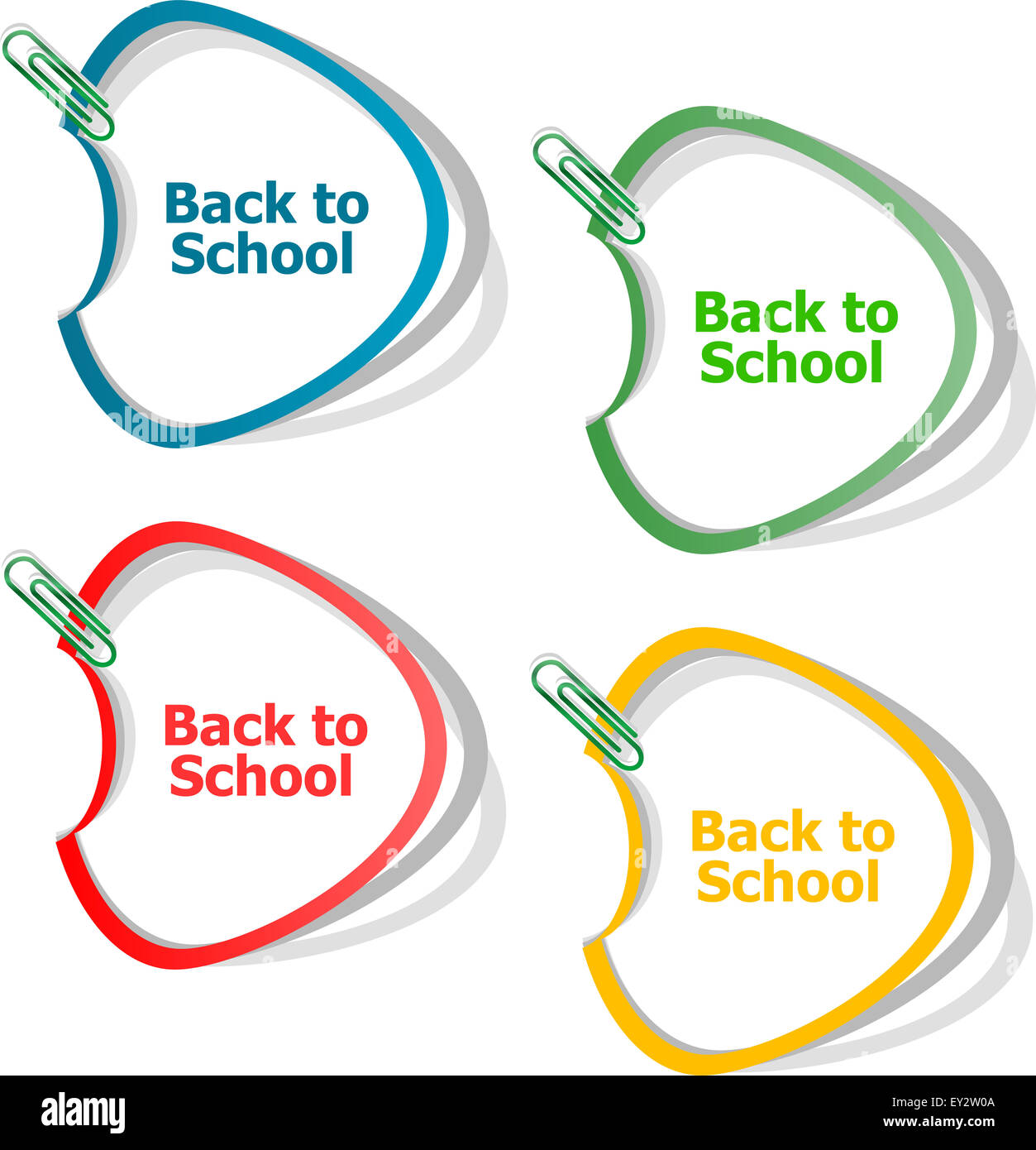 School education design Cut Out Stock Images & Pictures - Alamy