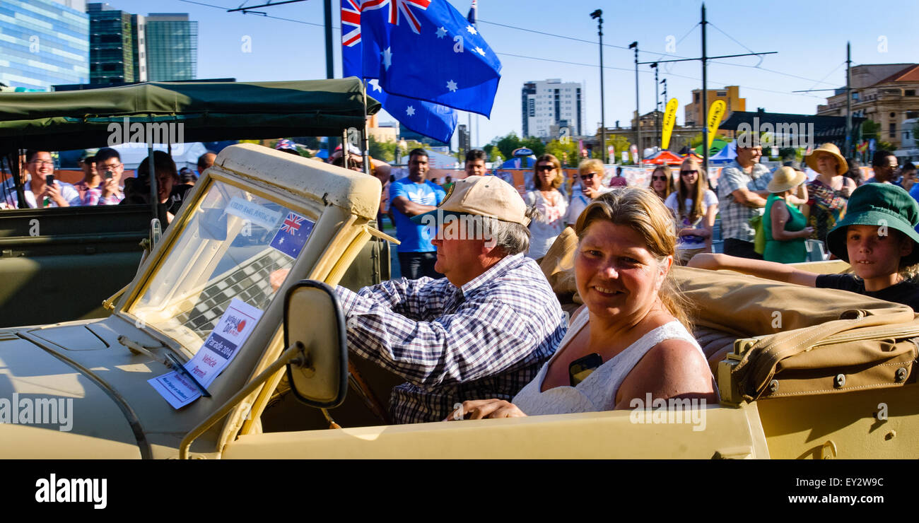 Australia Day City Adelaide - Parade! Stock Photo - Alamy