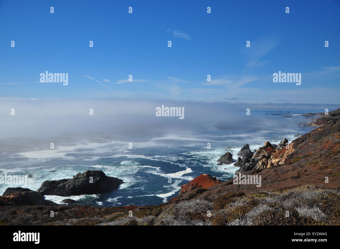 Big Sur Sea Fret Stock Photo - Alamy