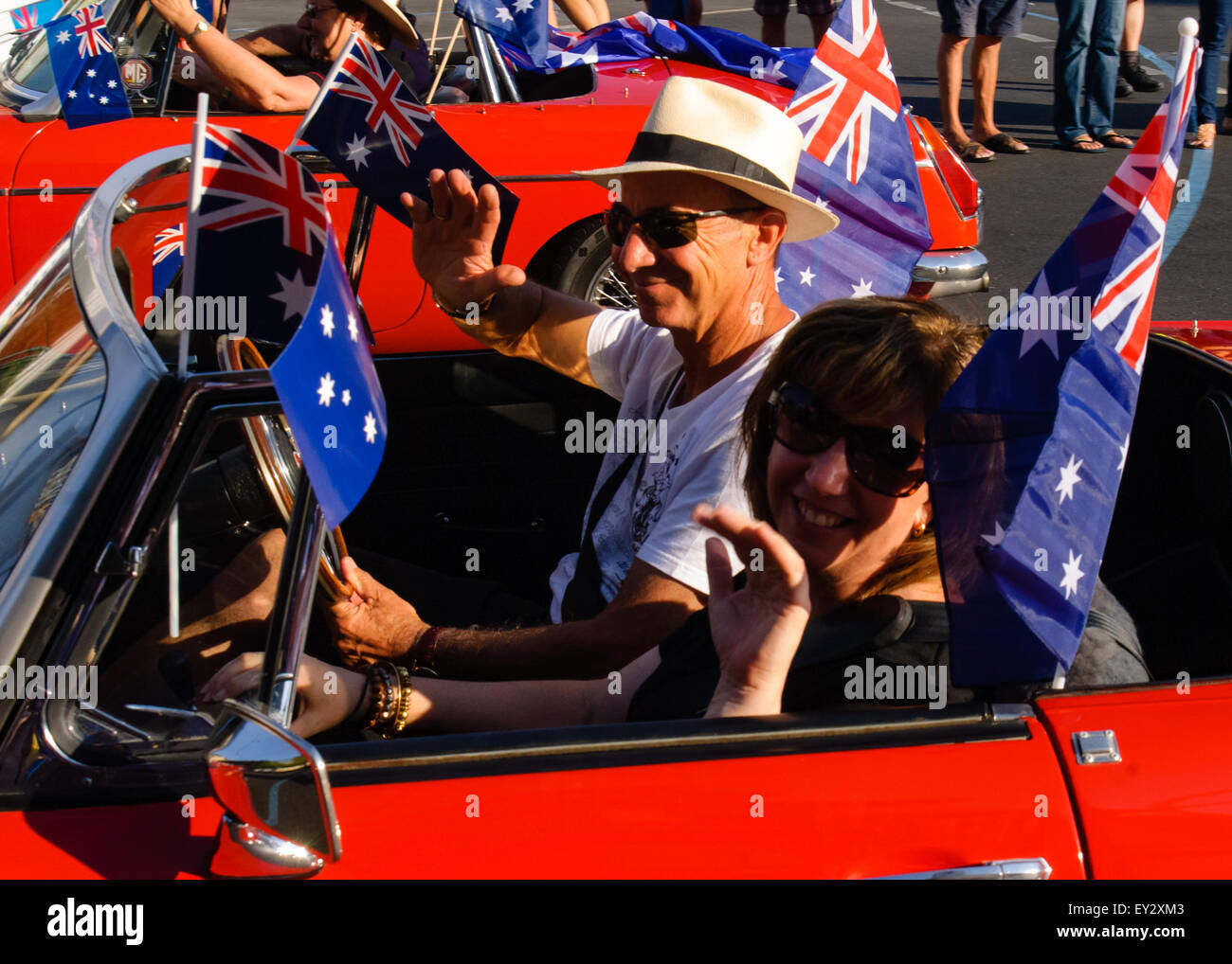 Australia Day City Adelaide - Parade! Stock Photo - Alamy