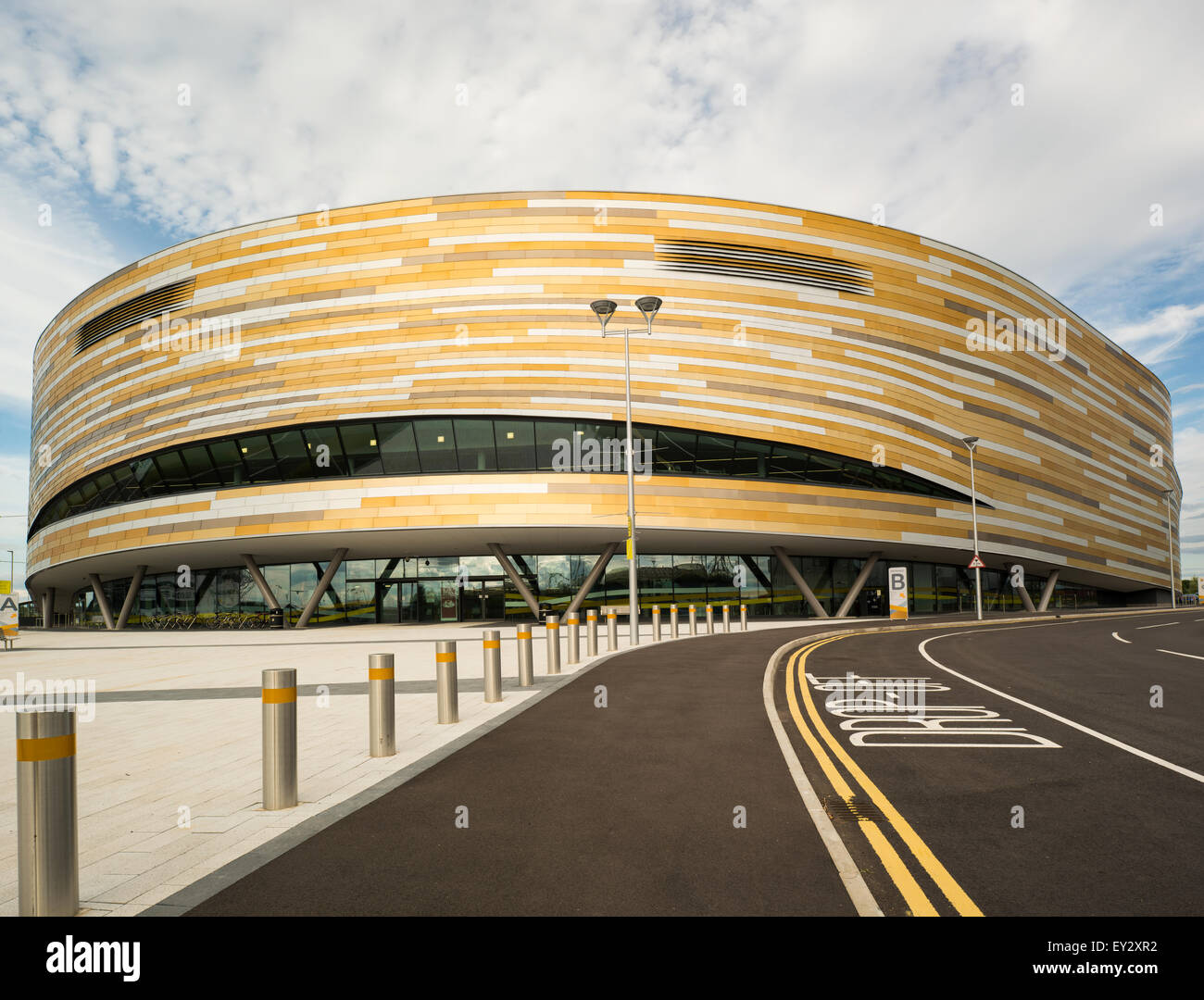 Derby Velodrome, (Derby Arena), Pride Park, Derby, UK One of only 5 ...