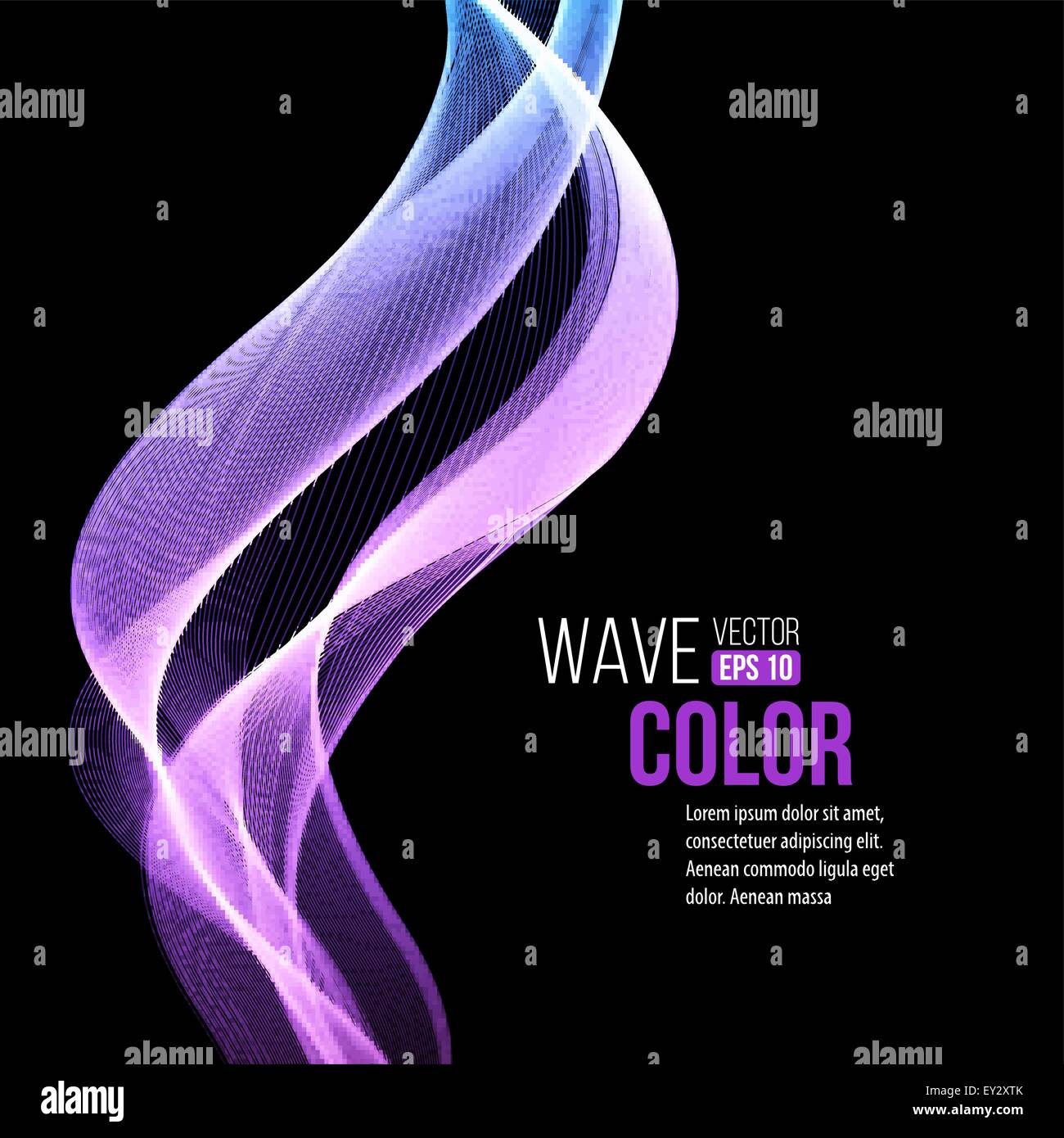Abstract smooth light lines vector background Stock Vector Image & Art ...