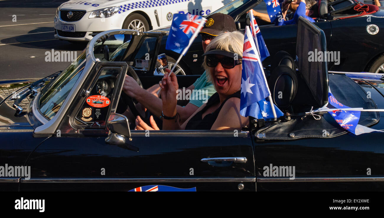 Australia Day City Adelaide - Parade! Stock Photo - Alamy