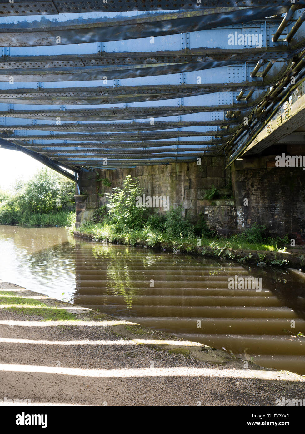 Bridge over canal Stock Photo - Alamy