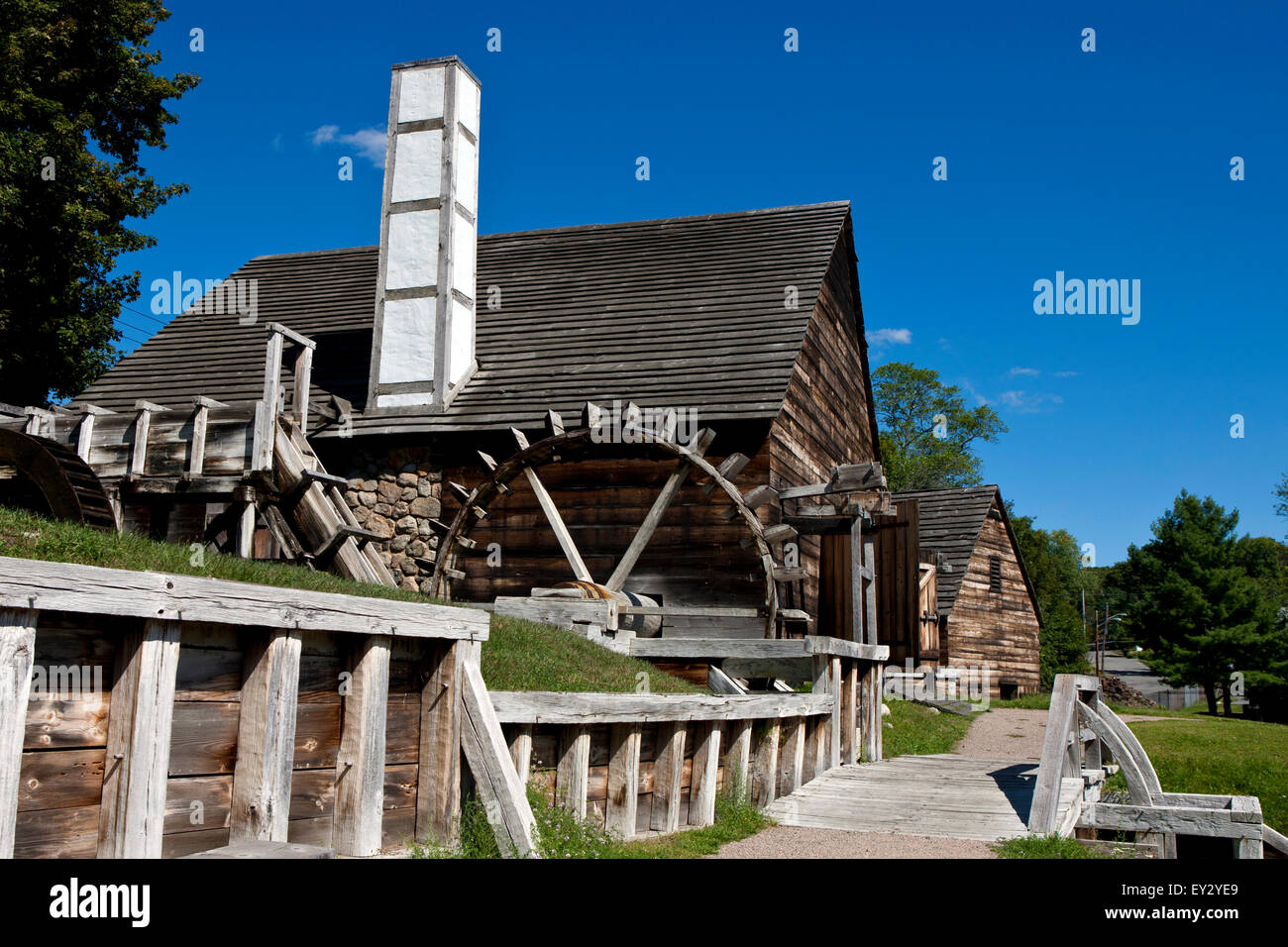 Forge building and Silting Mill building with Stock Photo - Alamy