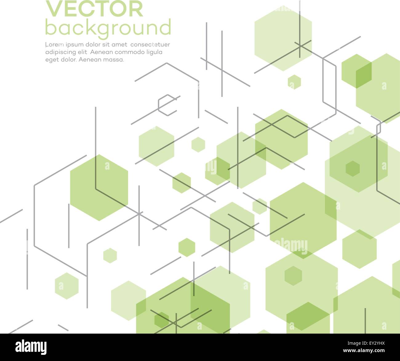 Abstract background with hexagons. Vector illustration Stock Vector ...